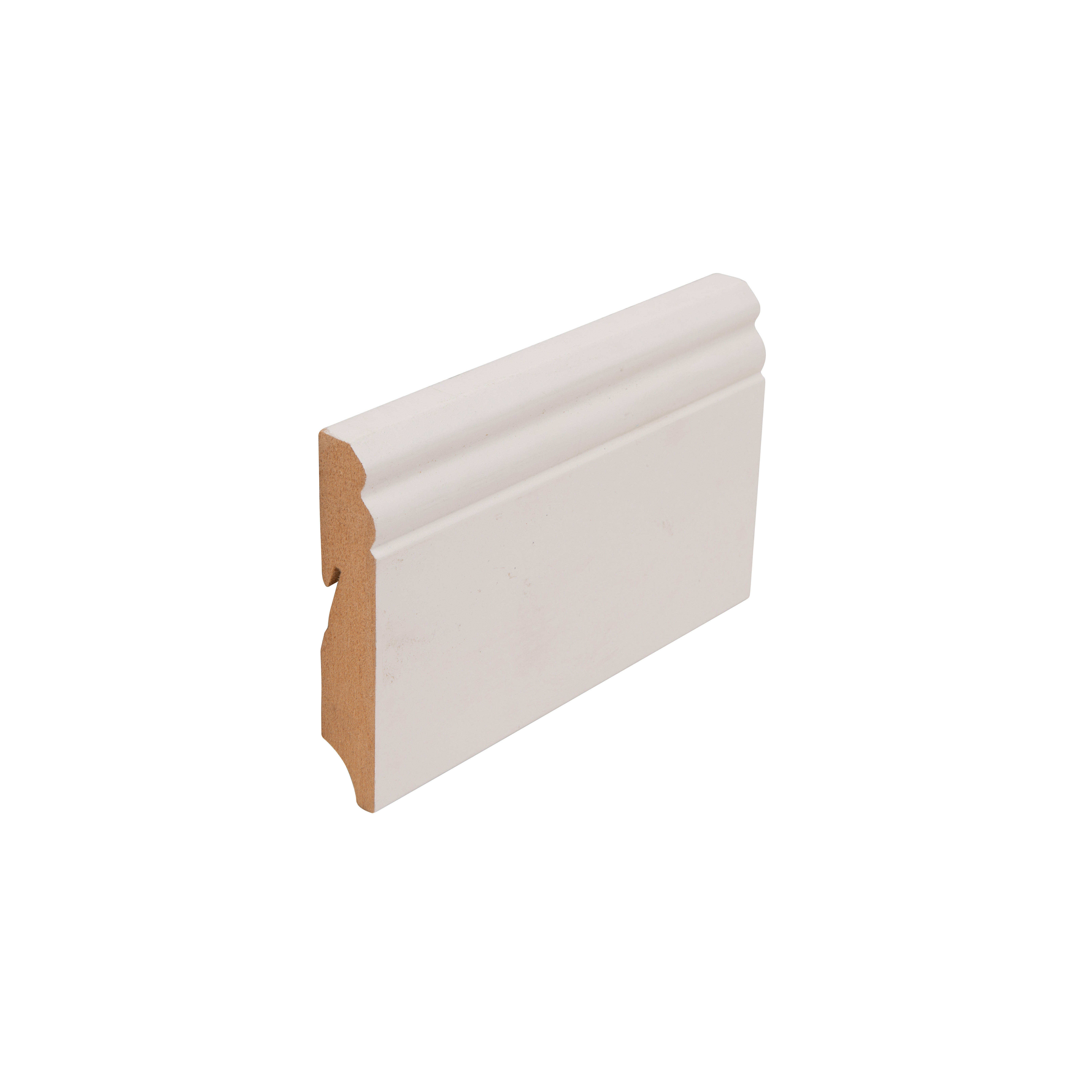 White Painted MDF Skirting Board | Marldon Profile | FloorBase