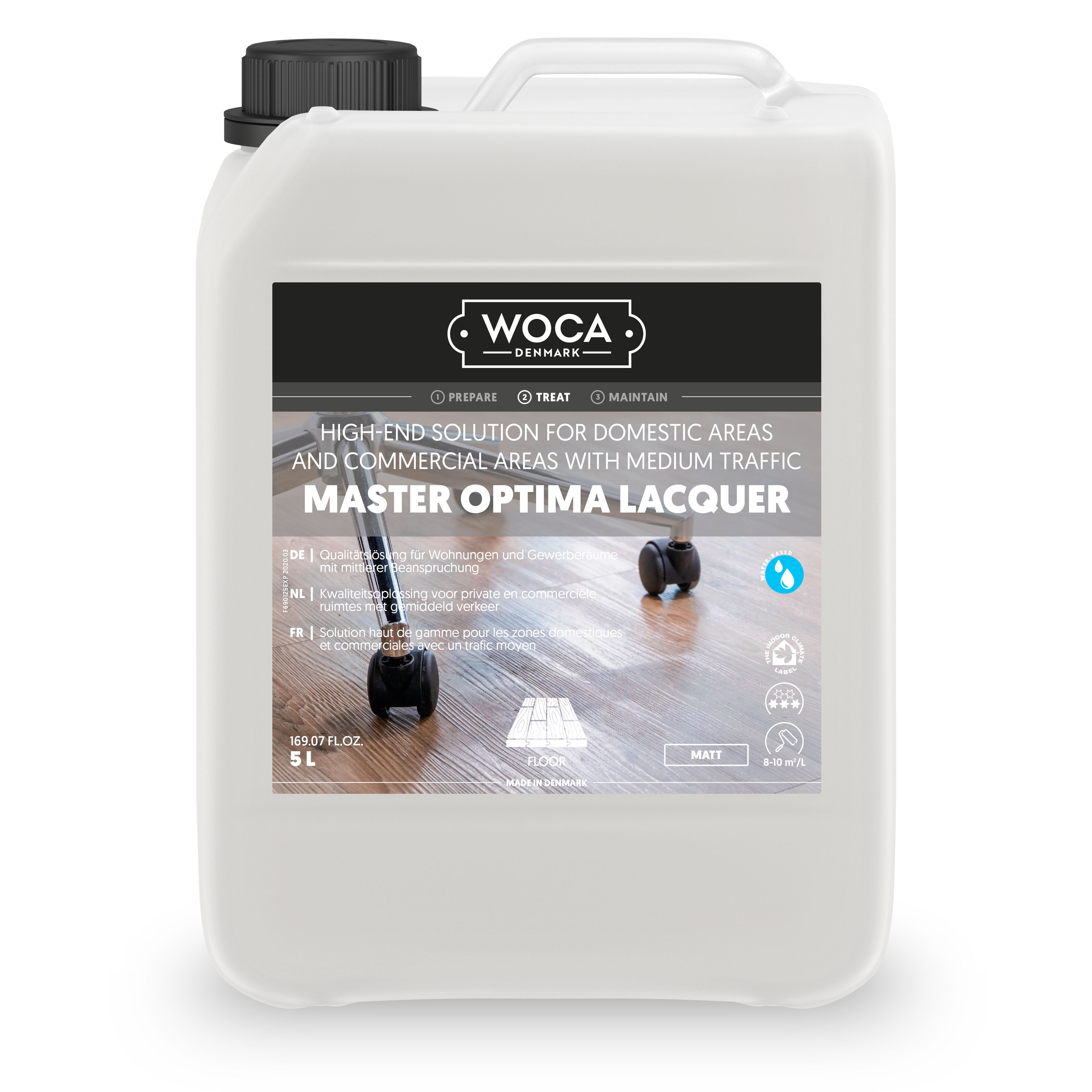 WOCA Master Optima Lacquer Matt 10.5L | FloorBase